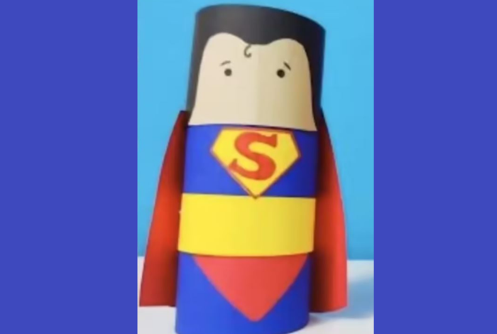 Toilet Paper Roll Superman Paper Craft by Young Art - On-Demand ...
