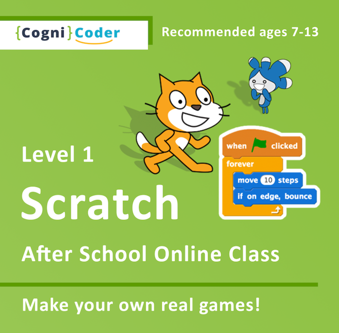 Scratch Level 1 (Series) by CogniCoder - Online Class - Dates ...