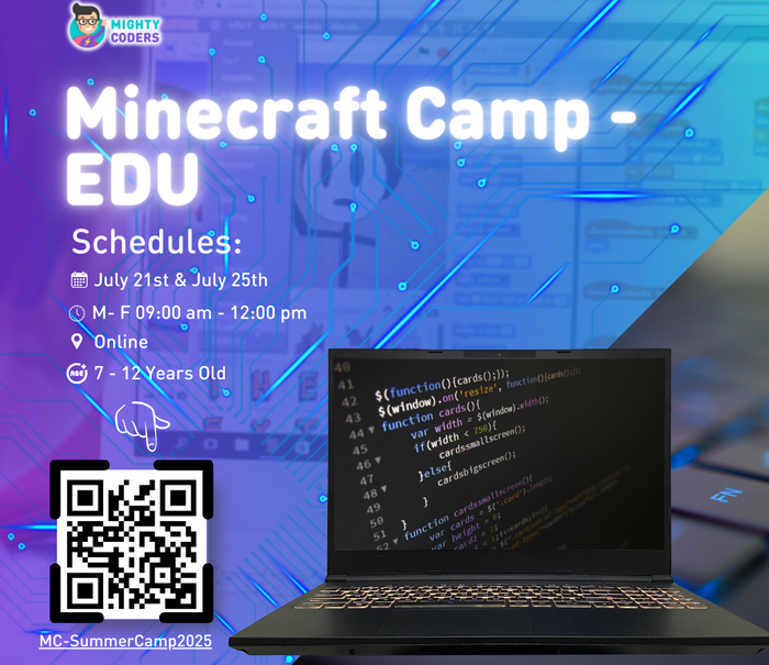 Minecraft EDU Morning Camp: Online Summer Camp by Mighty Coders ...