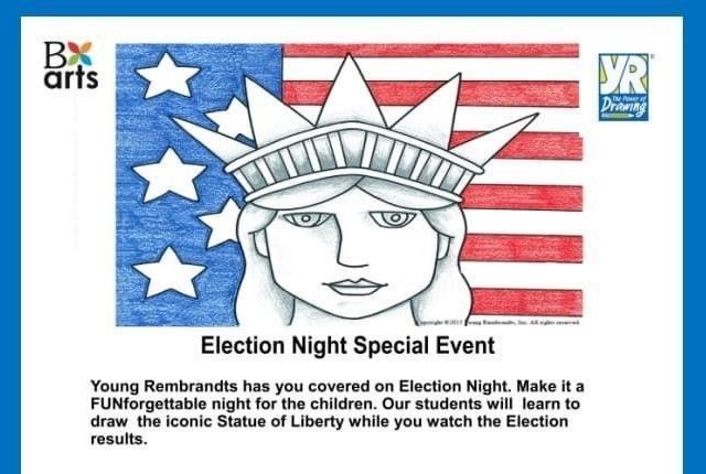Election Day Drawing Class (Virtual) by Young Rembrandts East Bay and ...