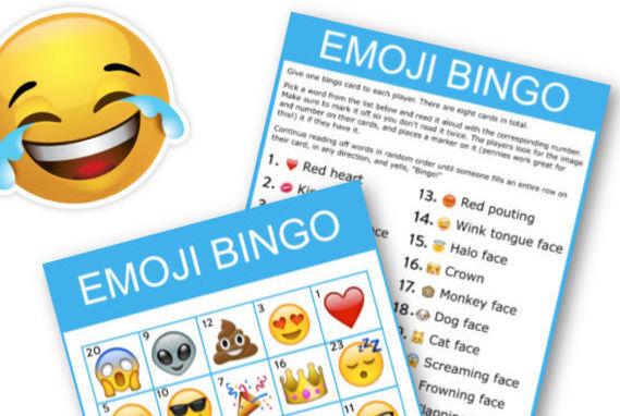 Emoji Bingo - Printable Game by Catch My Party - On-Demand - Anytime ...